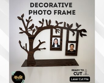 Family Tree Photo Frames, Laser Cut, Svg/dxf/eps... Perfect for CNC ...