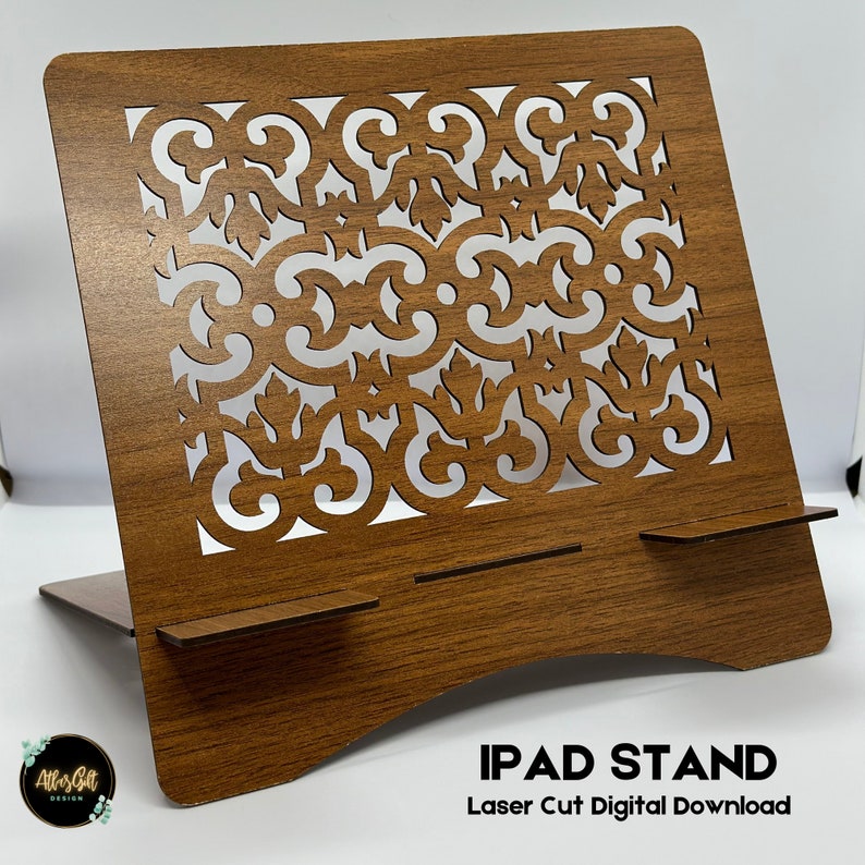 IPad Stand Tablet Laser Cut Digital Vector File Office Organizer ...