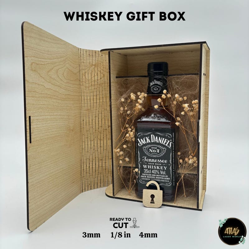 Wooden Whiskey Box - Etsy