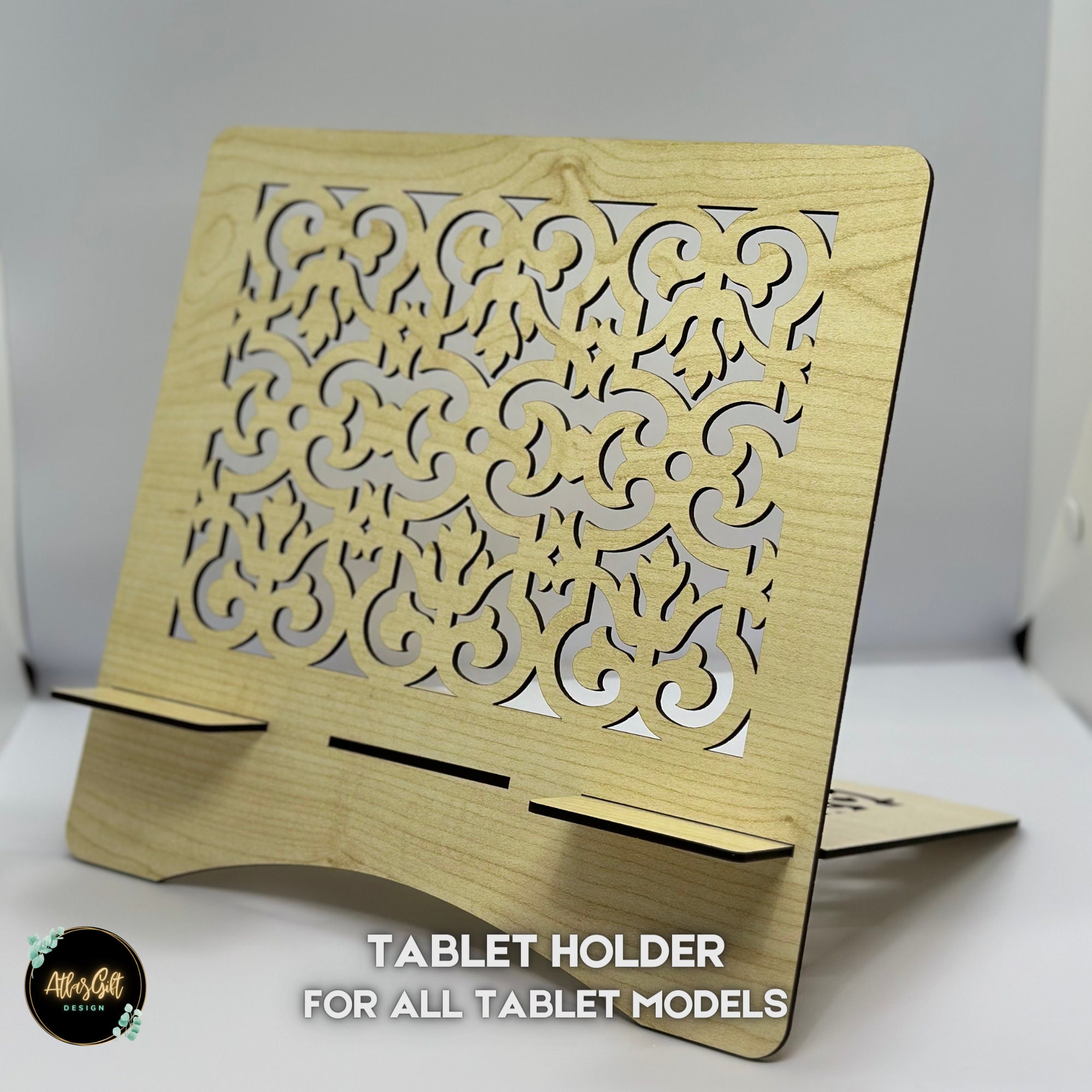 IPad Stand Tablet Laser Cut Digital Vector File Office Organizer ...