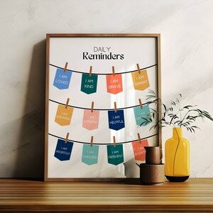 Daily Reminders - Positive Affirmations for Kids, Growth Mindset ...