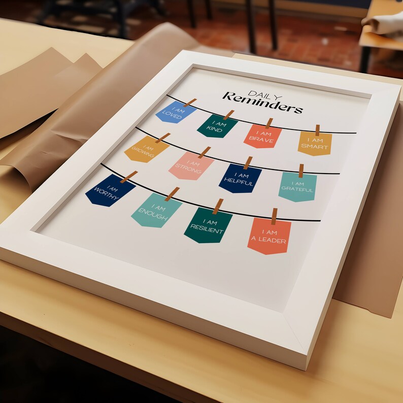 Daily Reminders - Positive Affirmations for Kids, Growth Mindset ...