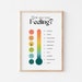 Feelings Thermometer Print - Emotional Self-regulation, Mood Meter ...