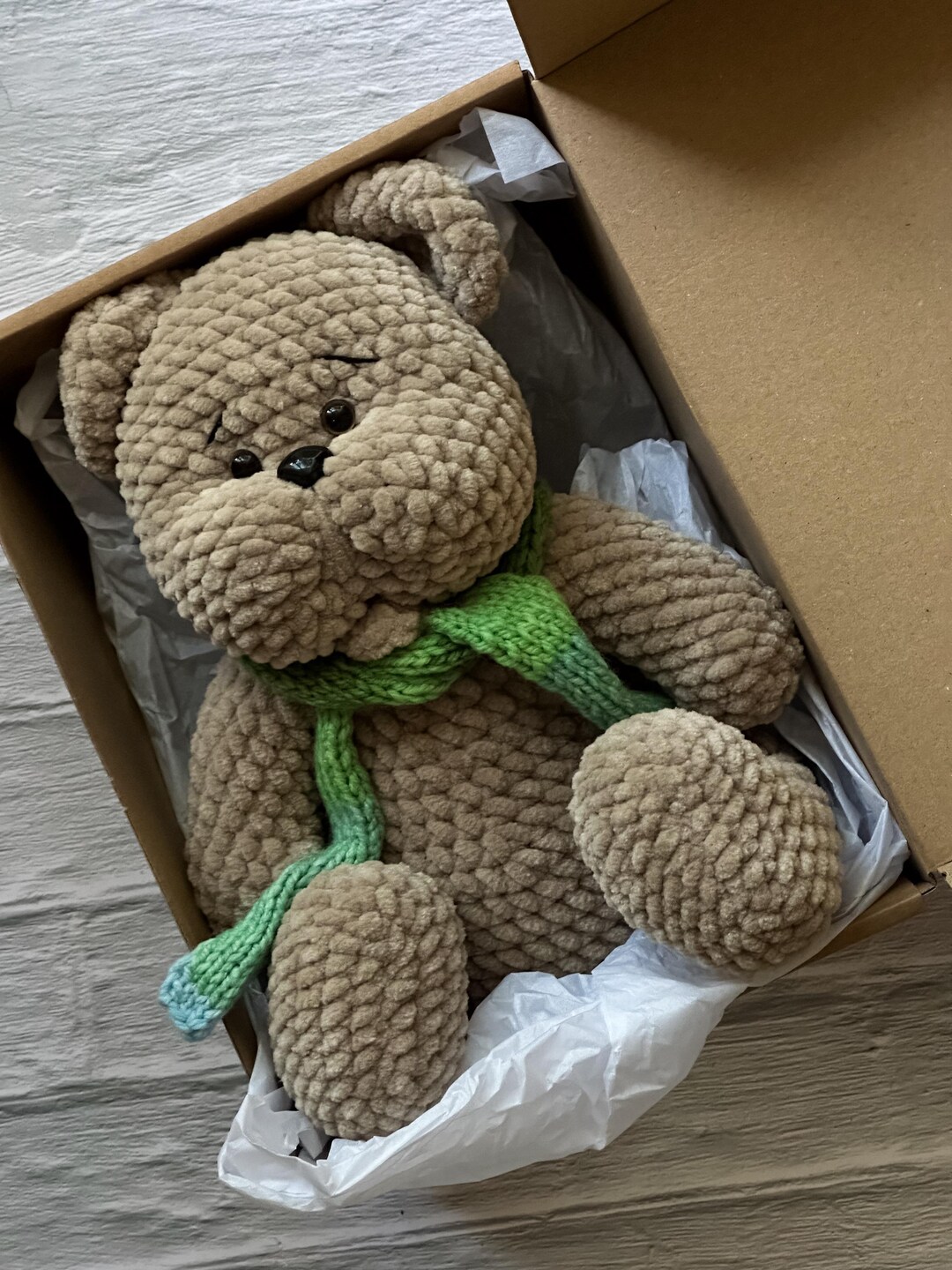 Granddaughter Gift, Crochet Bear, Custom Plush, Baby Lovey, Crochet ...