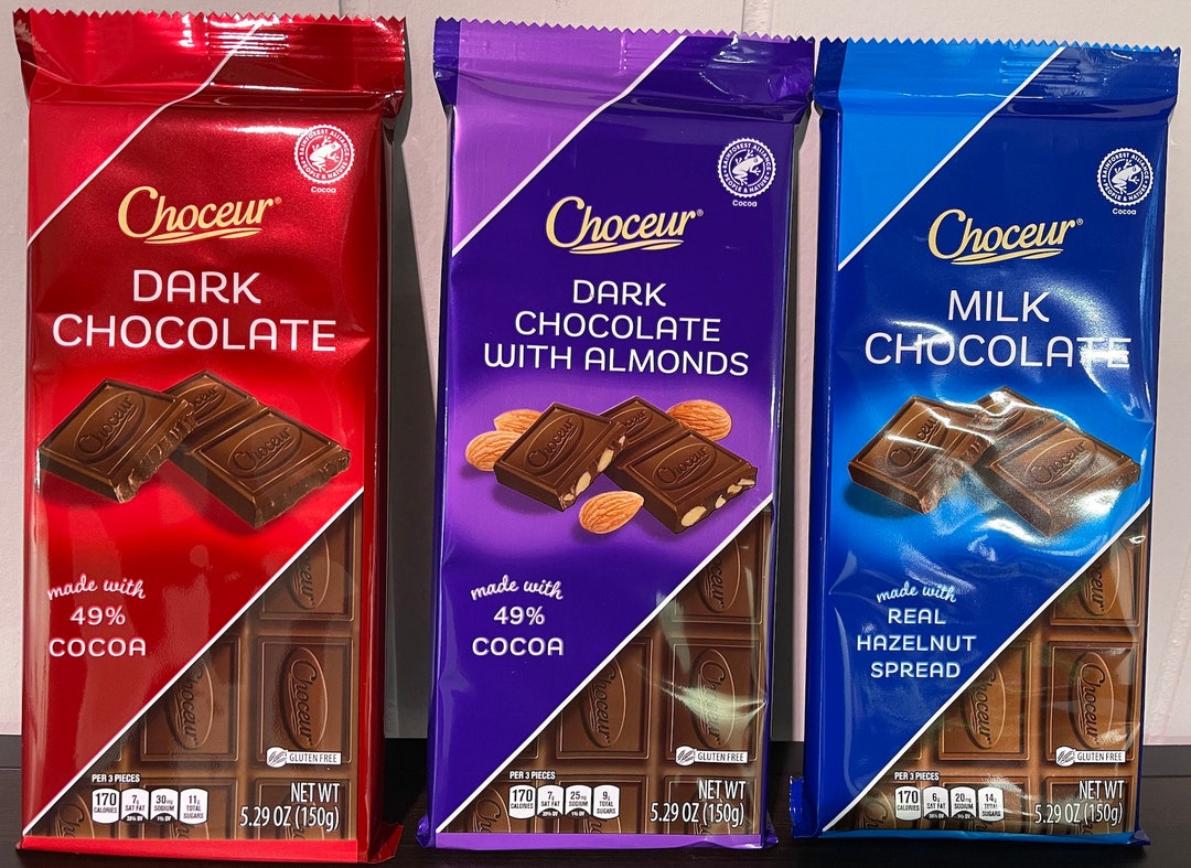 Choceur Austrian Chocolate 3 Pack: Dark Chocolate 49pct, Dark Chocolate ...