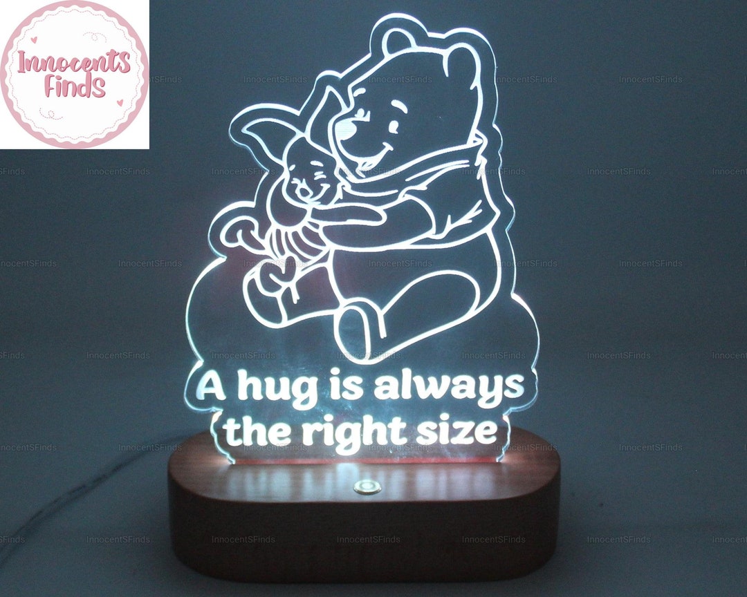 Winnie Pooh Night Light, Pooh Led Night Light, Pooh Bear Led Light ...
