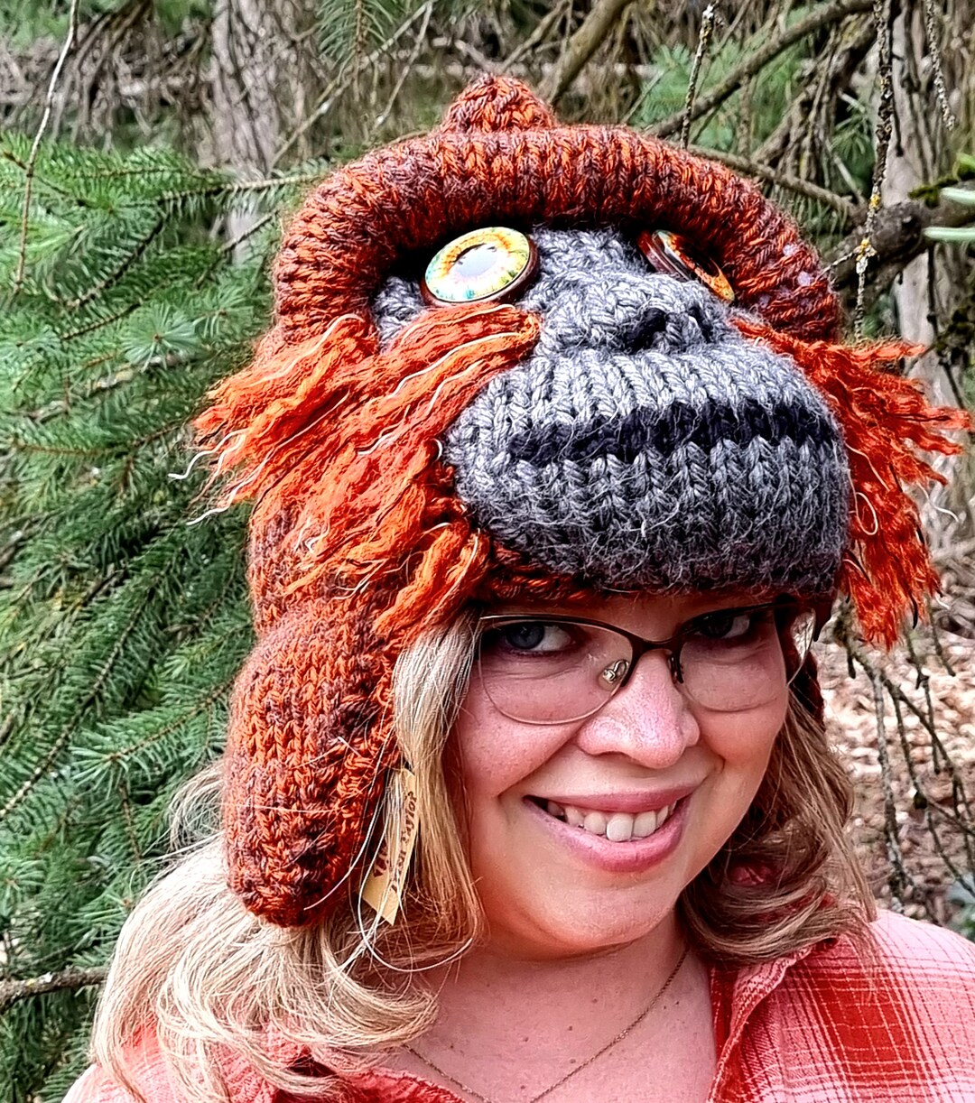 Bigfoot/sasquatch Hat...sullivan Skunk Ape-- (size-avg.) - Etsy