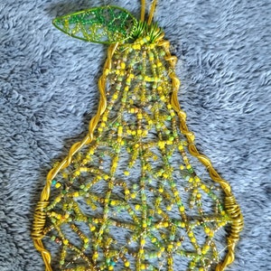 Pears (wire & Bead) - Etsy