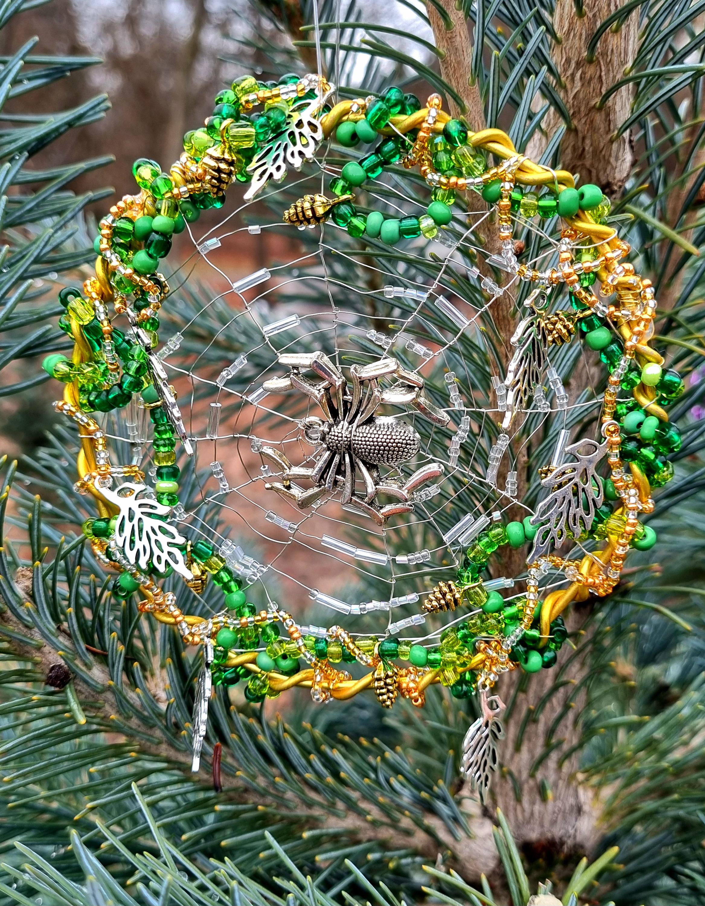 Christmas Spiders (wire and Bead) - Etsy