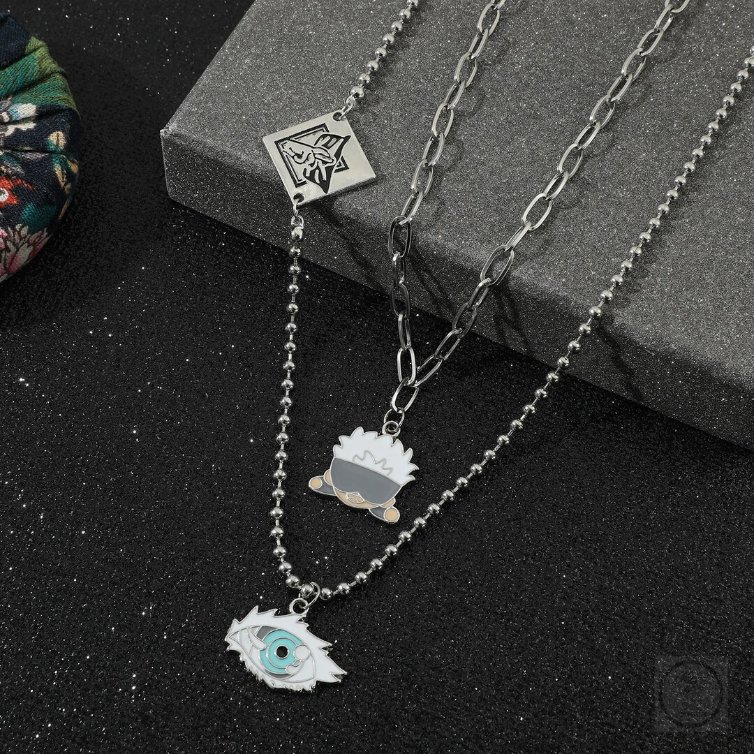 Gojo Satoru Six Eyes Necklace Jujutsu Anime Manga Cosplay Anime Jewlery ...