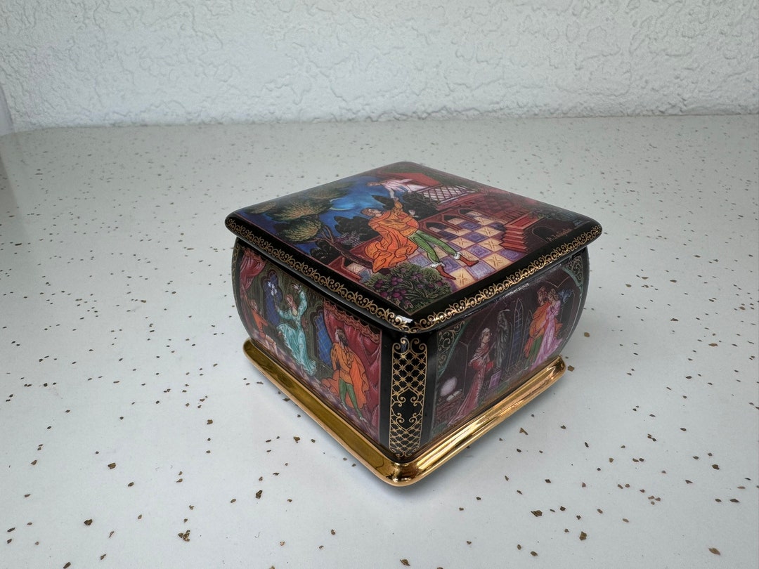 1992 Ardleigh Elliott Romeo and Juliet Katarina Music Trinket Box - Etsy