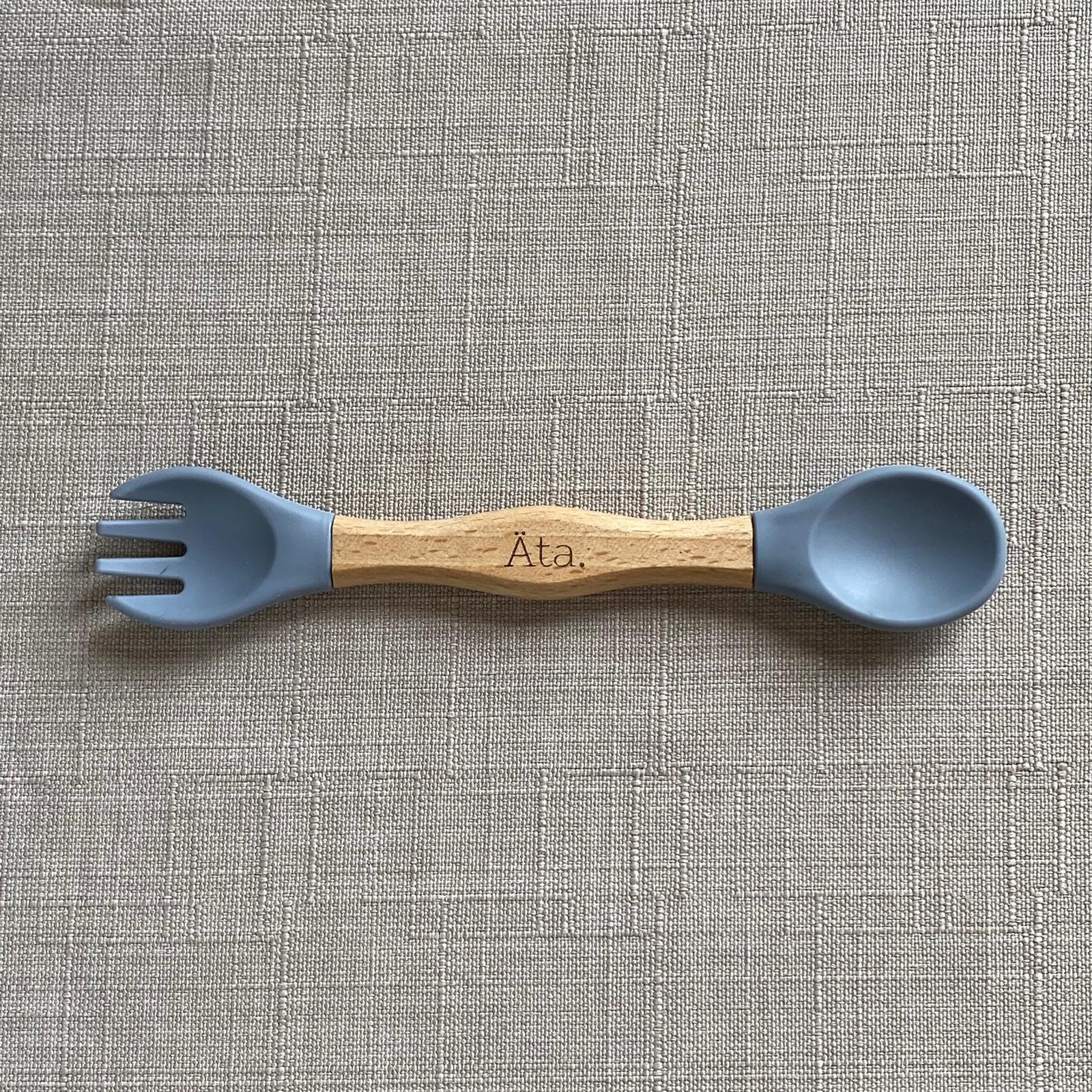 Silicone Sporks With Wooden Easy Grip Middle - Etsy