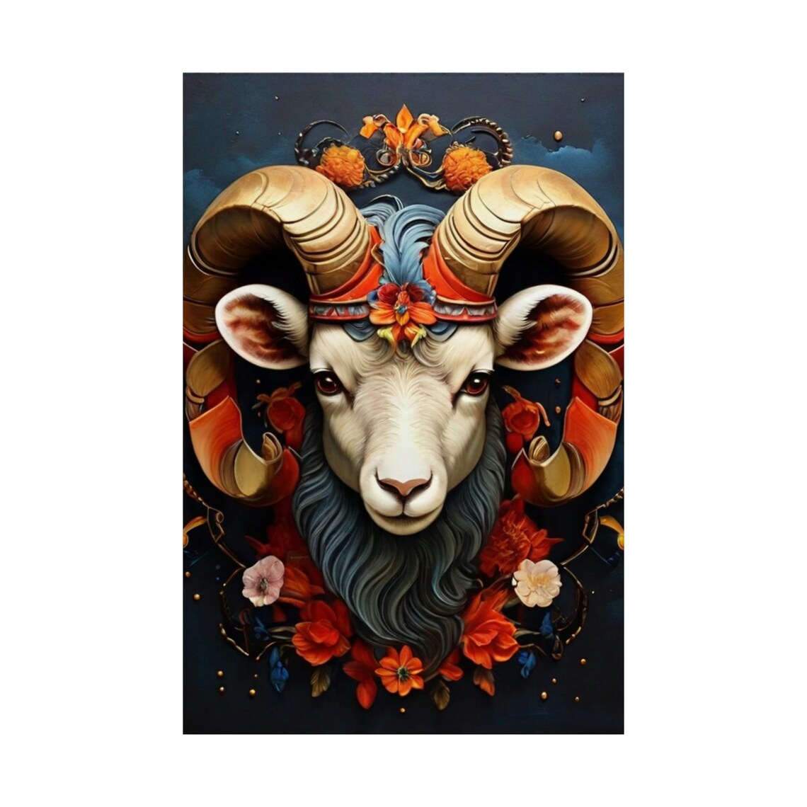 Aries Zodiac Sign Matte Vertical Posters - Etsy