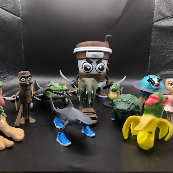 Italian brainrot figures - Etsy España