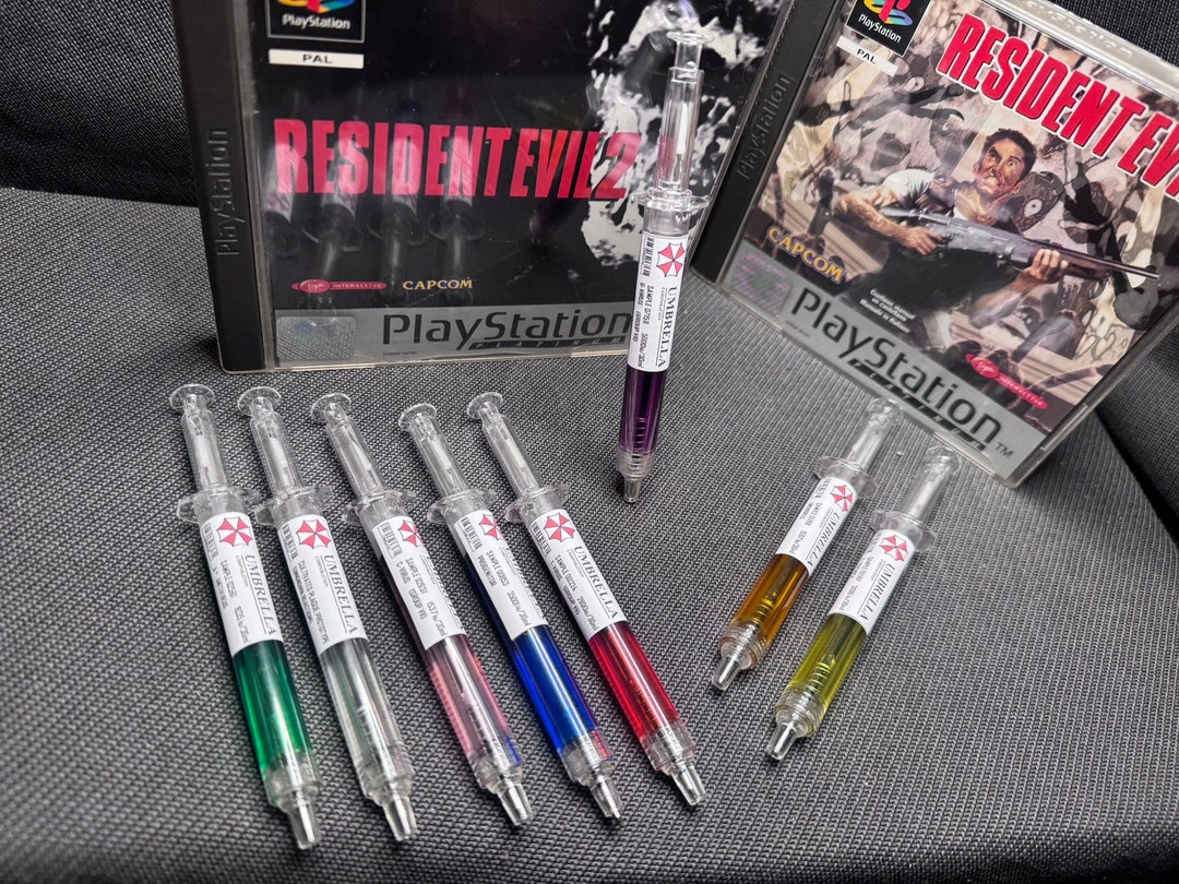 Resident Evil Saga Virus Syringe Pens - Etsy