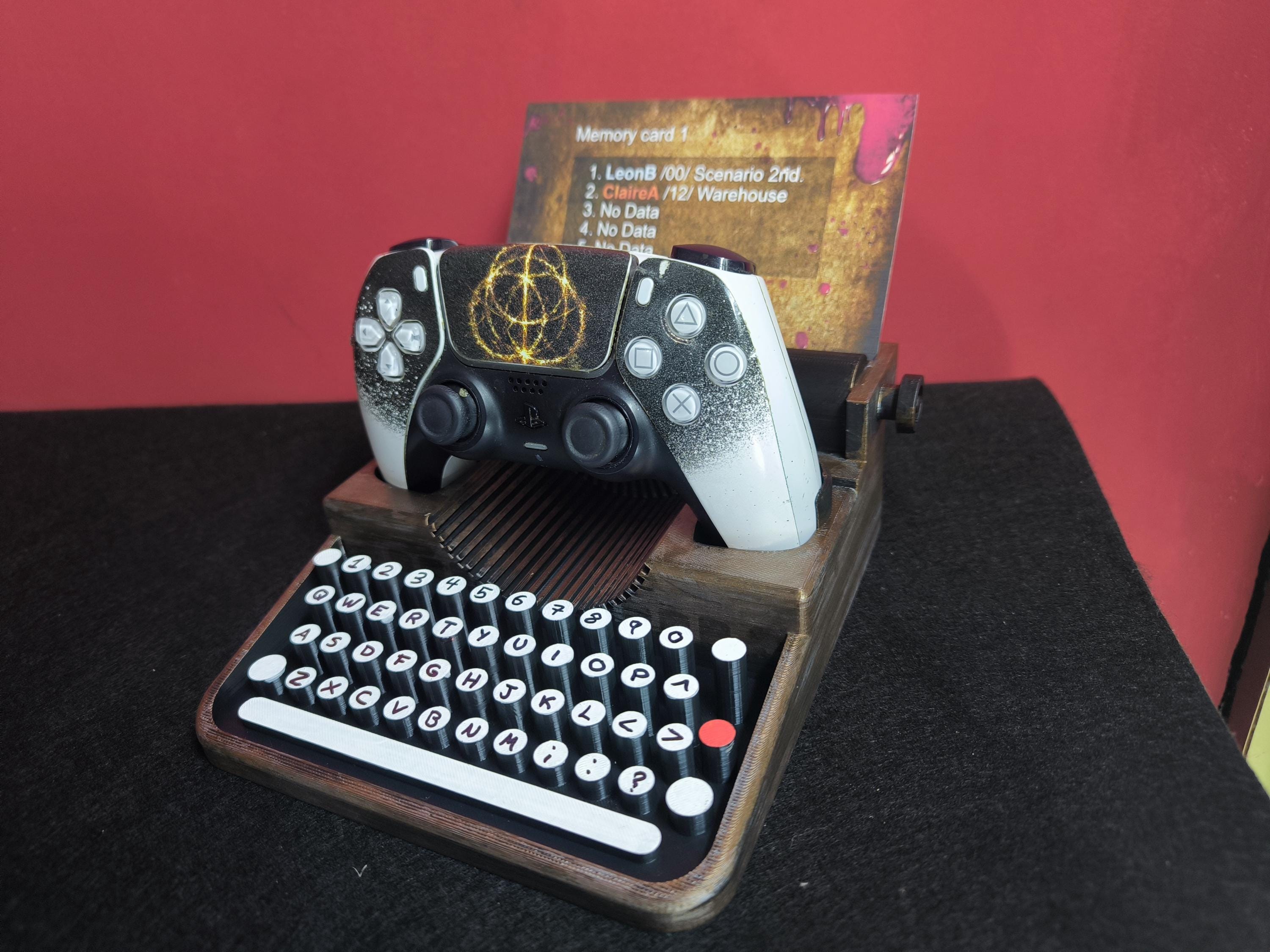 Resident Evil Controller Stand With Typewriter - Etsy