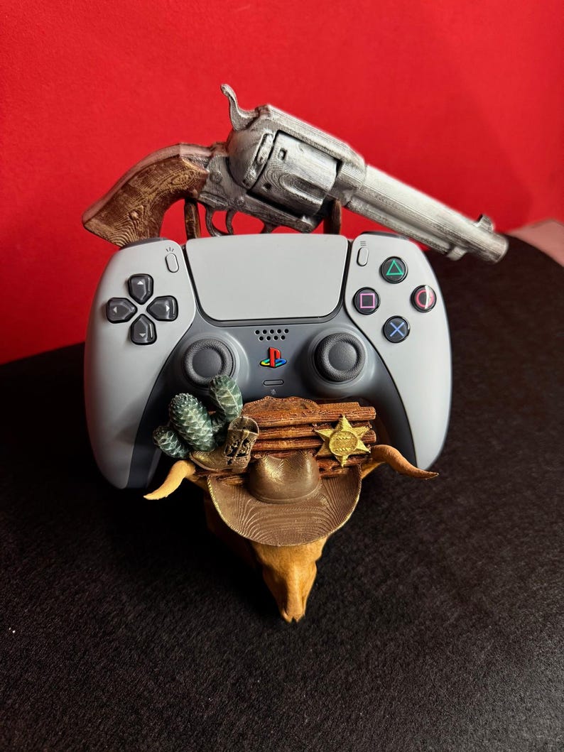 Wild West Themed Controller Stand for PS4/PS5 and Xbox - Etsy