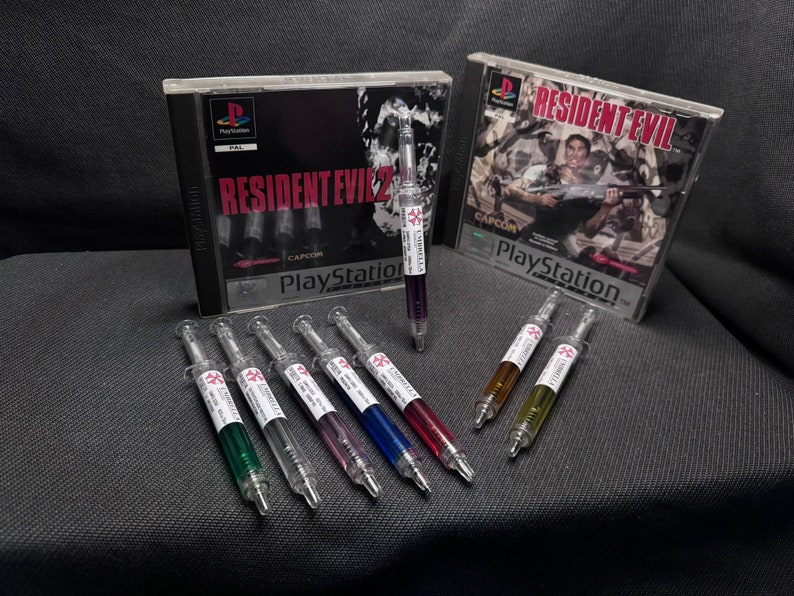 Resident Evil Saga Virus Syringe Pens - Etsy UK