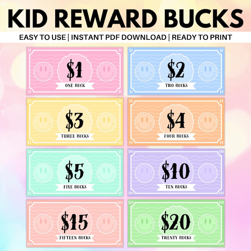 Bingo Bucks Printable - Etsy