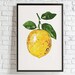 Lemon Disco Ball Art Print Retro Mirrorball Wall Art, Maximalist Glam ...