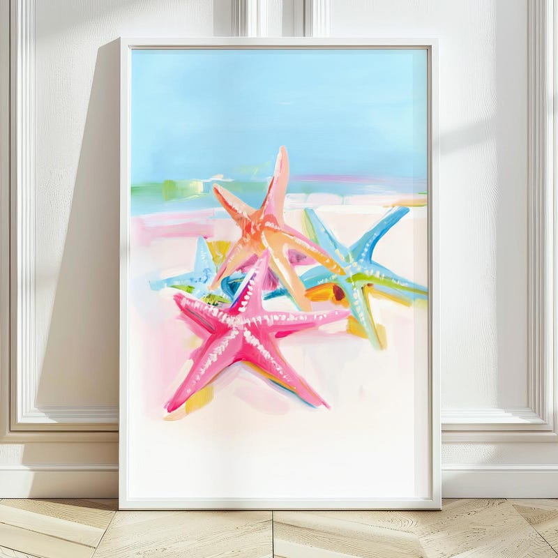 Girls Starfish Prints - Etsy