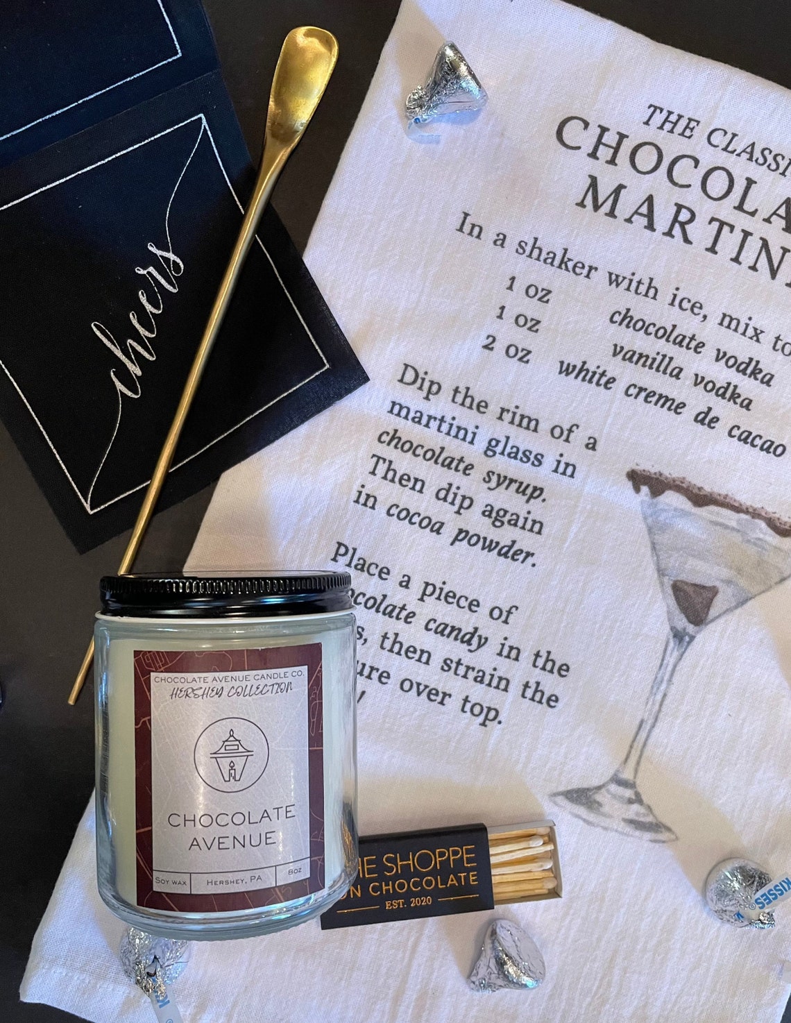 Hershey Chocolate Martini Gift Box - Free Shipping - Etsy