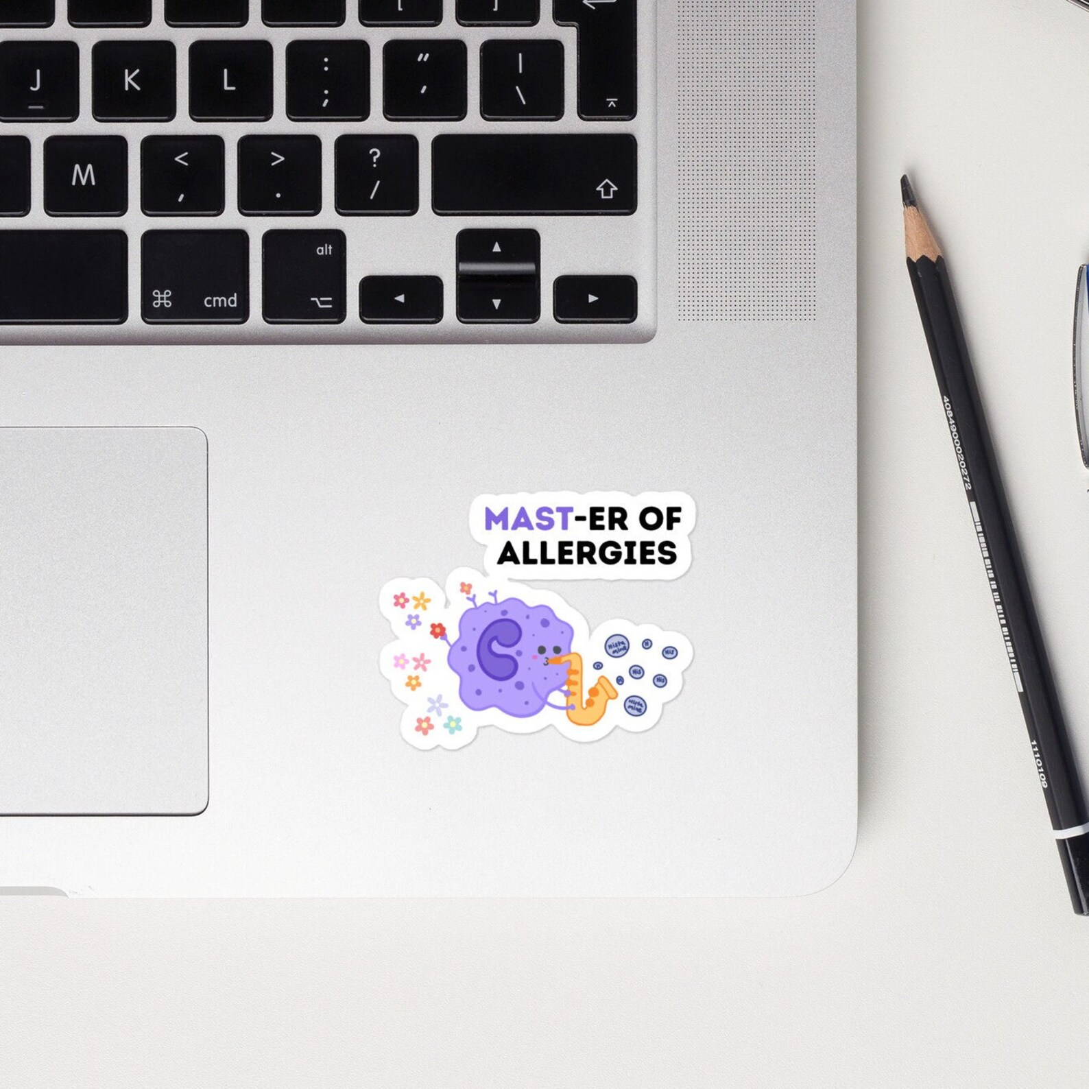 Cute Immunology Sticker, Funny Science Gift, Phd Student - Etsy