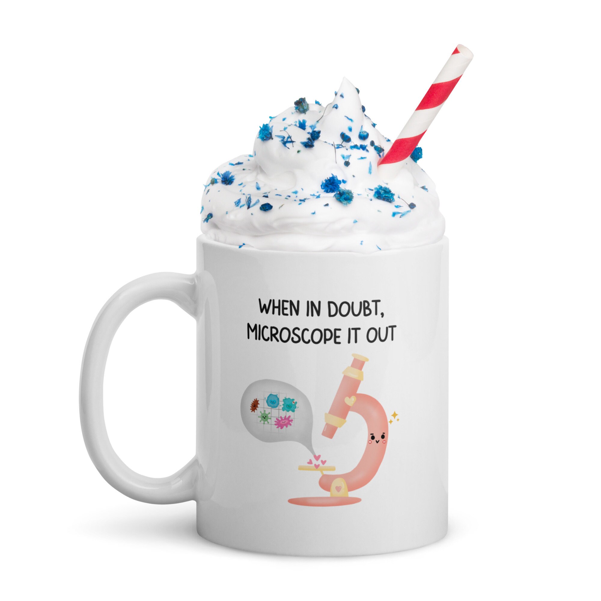 Funny Biology Science Mug, Cute Microscope Lab Technique Gift,biology ...