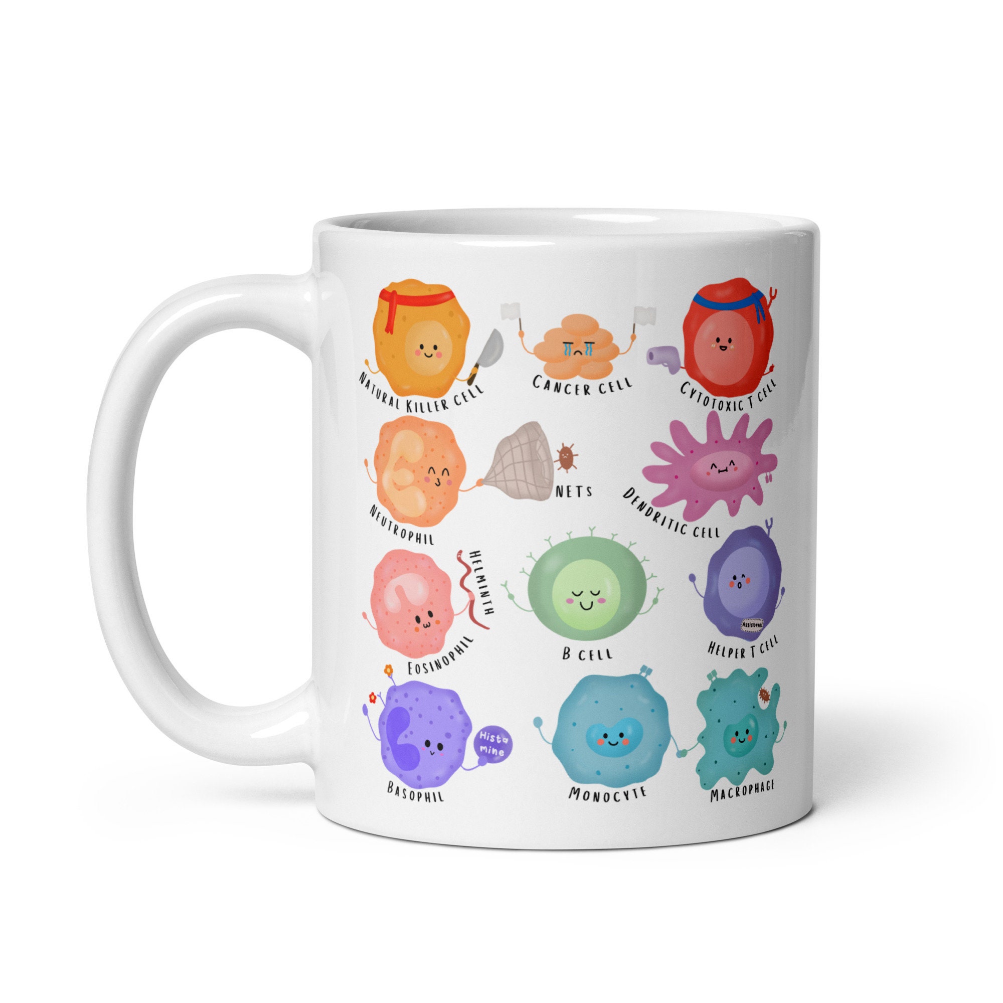 Immune Cell Mug – STEM Gift for Biologist, Immunologist, Scientist - Etsy