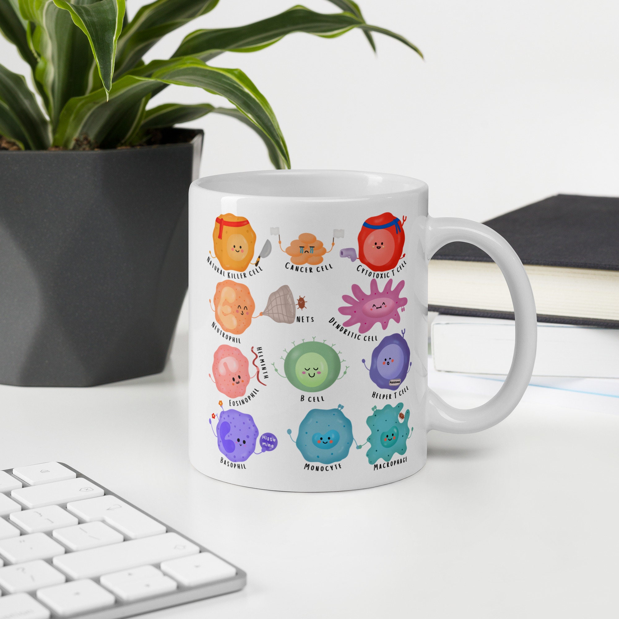 Immune Cell Mug – STEM Gift for Biologist, Immunologist, Scientist - Etsy