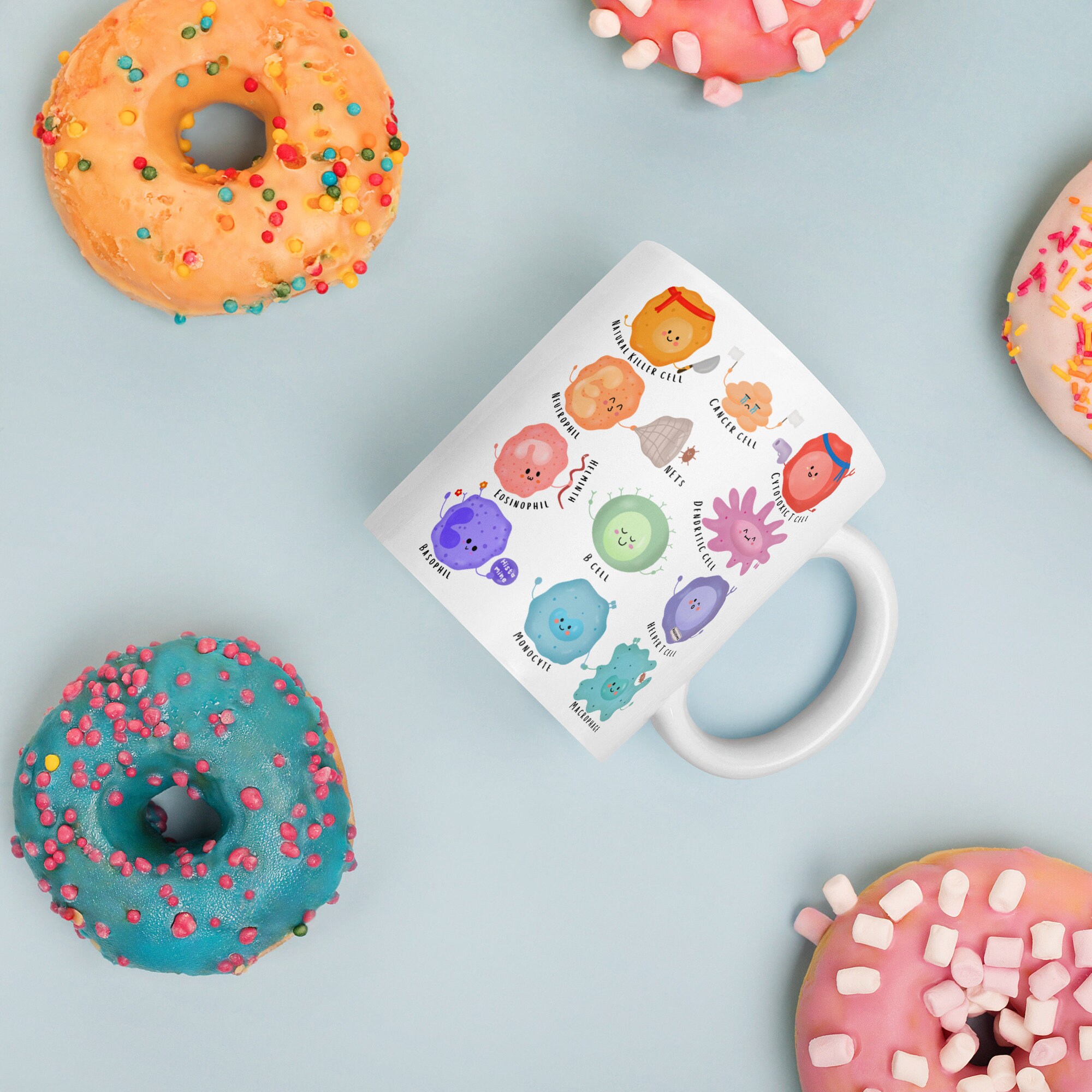 Immune Cell Mug – STEM Gift for Biologist, Immunologist, Scientist - Etsy