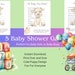 Baby Shower Game Bundle, Baby Shower Game Kit, Printable Baby Shower ...