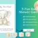 Baby Shower Game Bundle, Baby Shower Game Kit, Printable Baby Shower ...