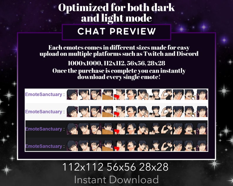 Jujutsu Kaisen Toji Emote Waving Hi for Twitch, Discord. Anime, Manga ...