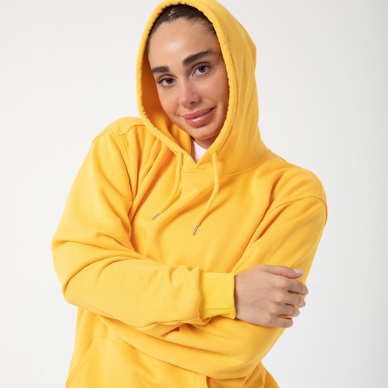 Yellow Hoodie - Etsy