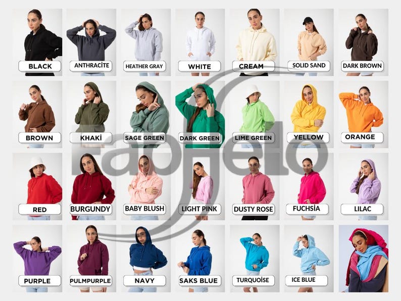 Light Pink Zip Hoodie: Handmade 100% Cotton Brushed Fleece Sweatshirt ...