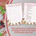 Gingerbread Christmas Wish List for Santa (printable Digital Download ...