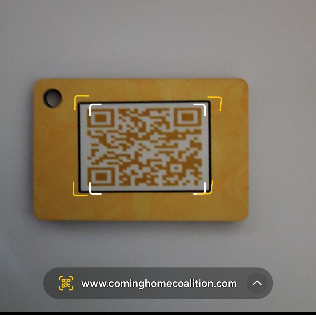Double Sided QR Code Keychains - Etsy