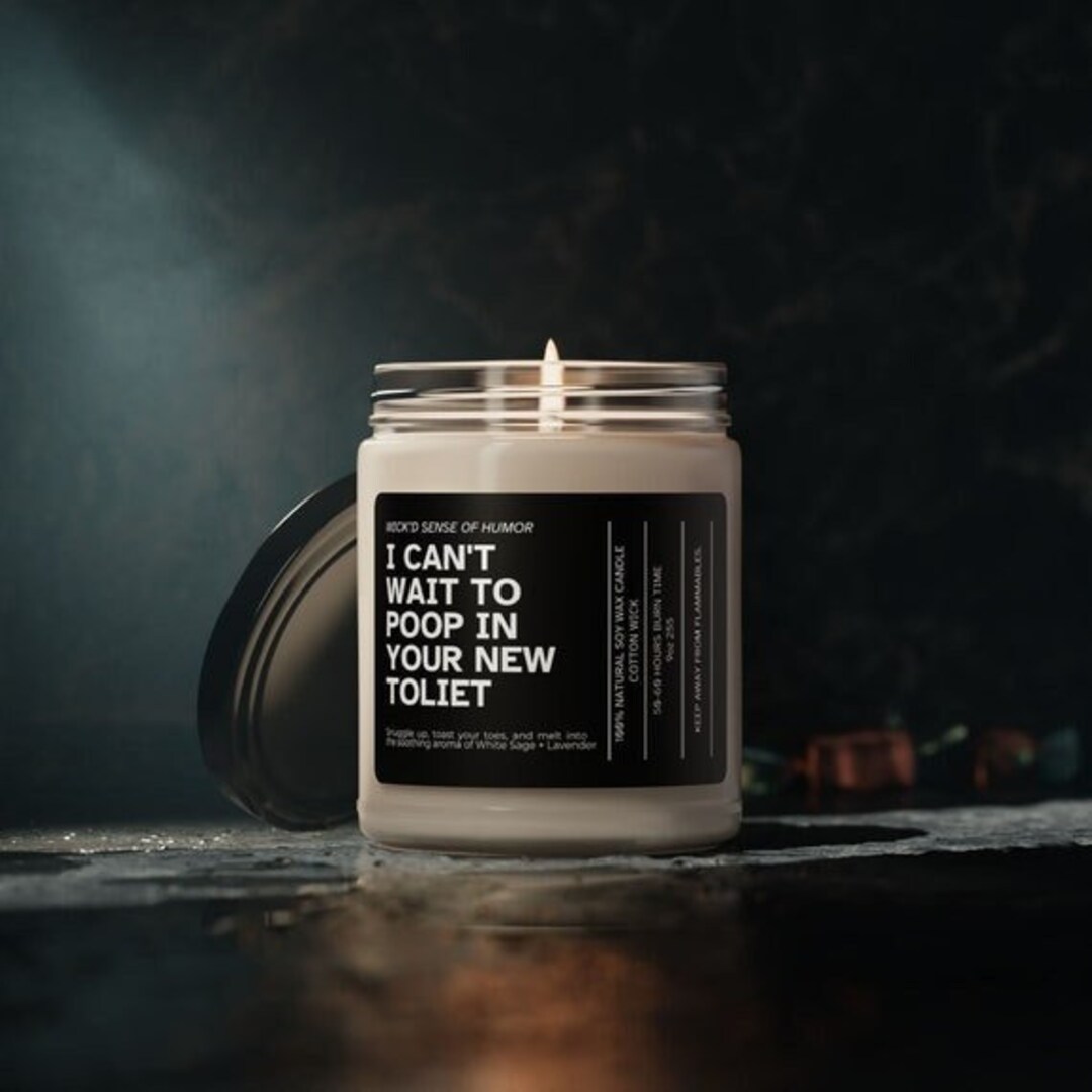 New Home Gift Candle Poop in Your New Toilet, Funny 9oz Gag Gift for ...