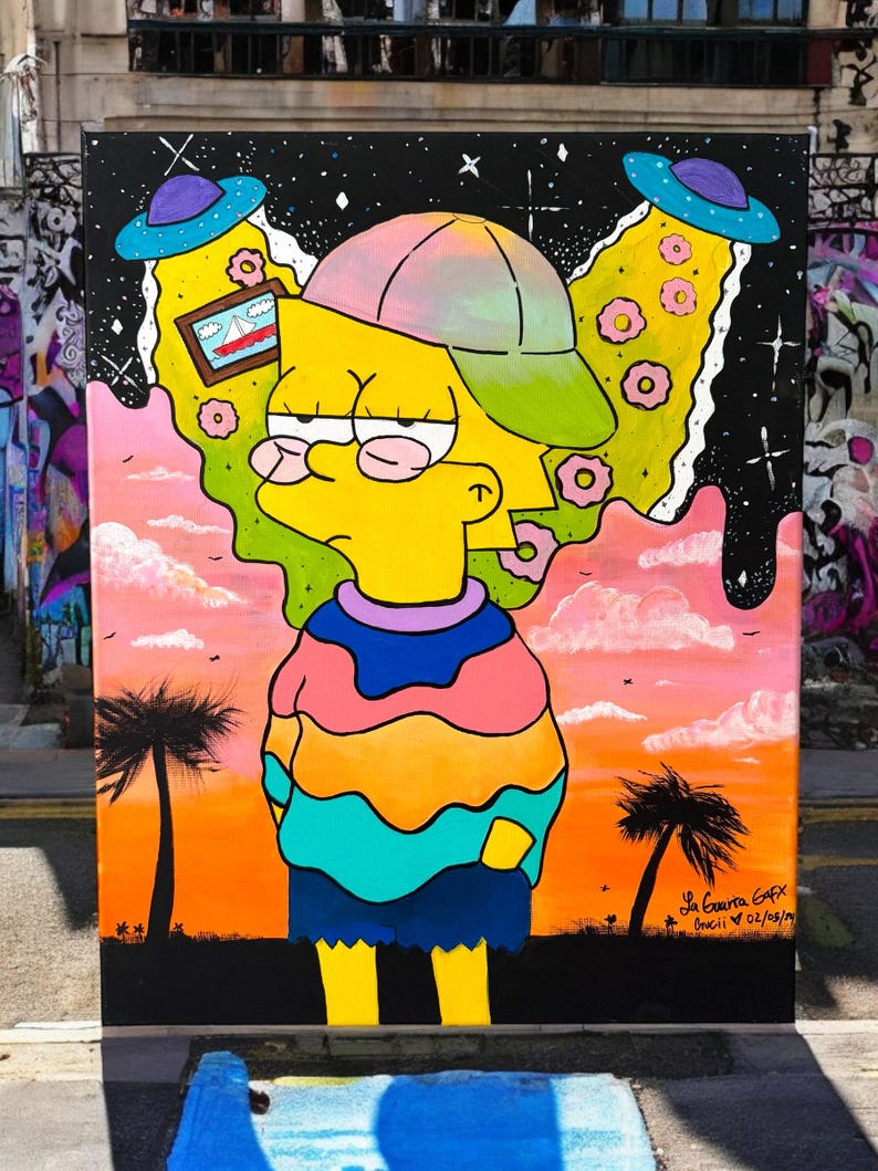 Lisa Simpson's Surrealism - Etsy