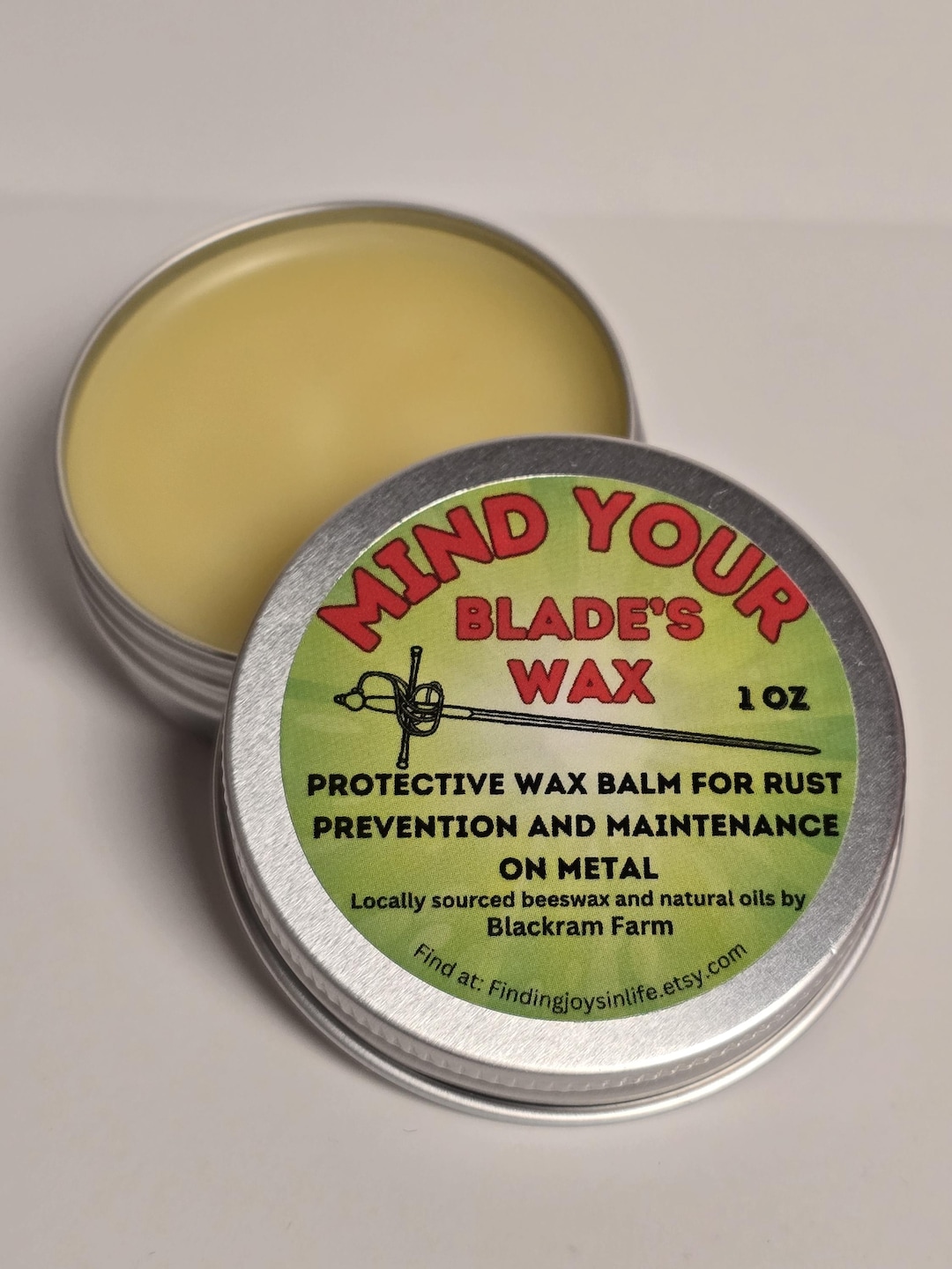 Handmade Rapier Rust Prevention Wax: HEMA Sword Care Balm, Mind Your ...