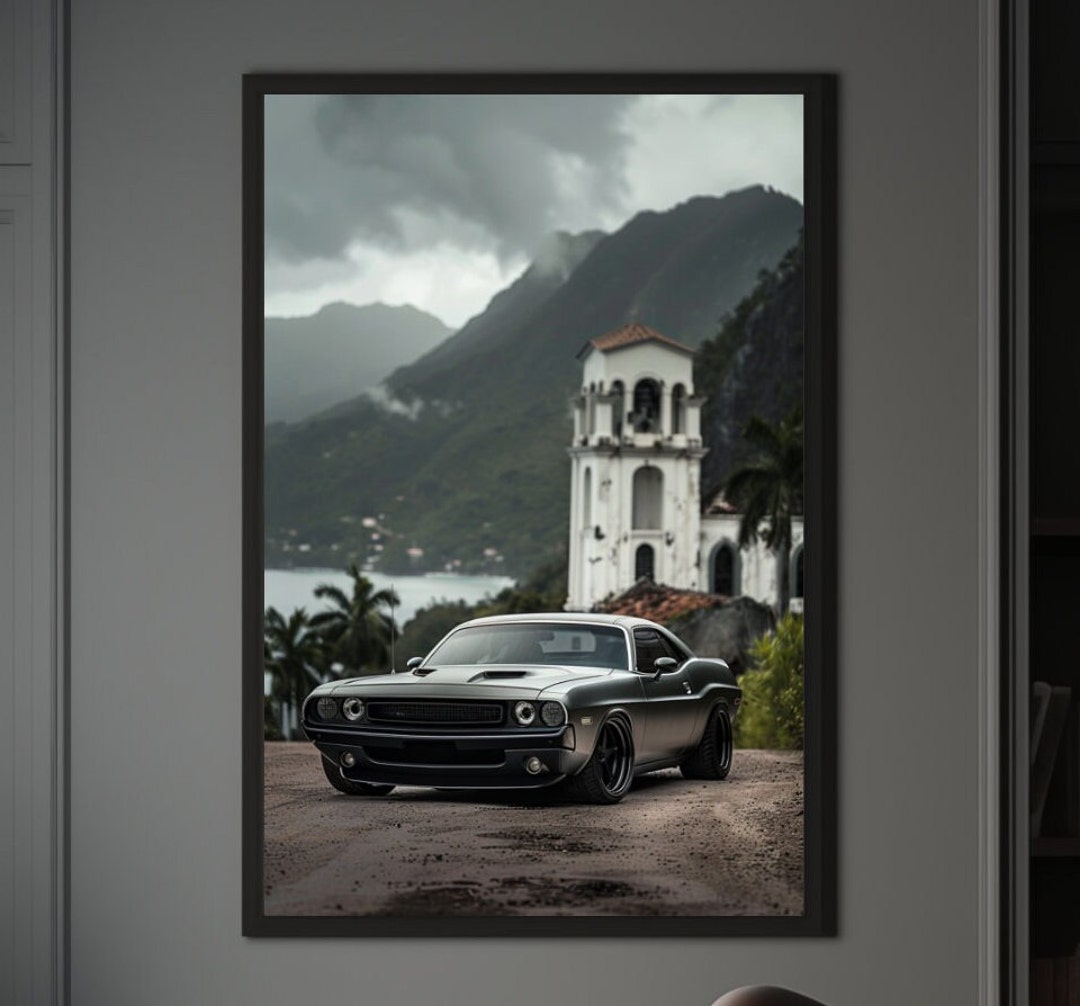 1970 Dodge Challenger Concept Digital Print, Car and Automotive Digital ...