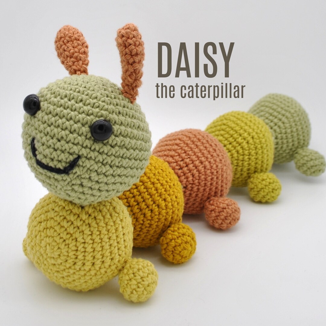 Daisy the Caterpillar - PDF Crochet Pattern - Etsy