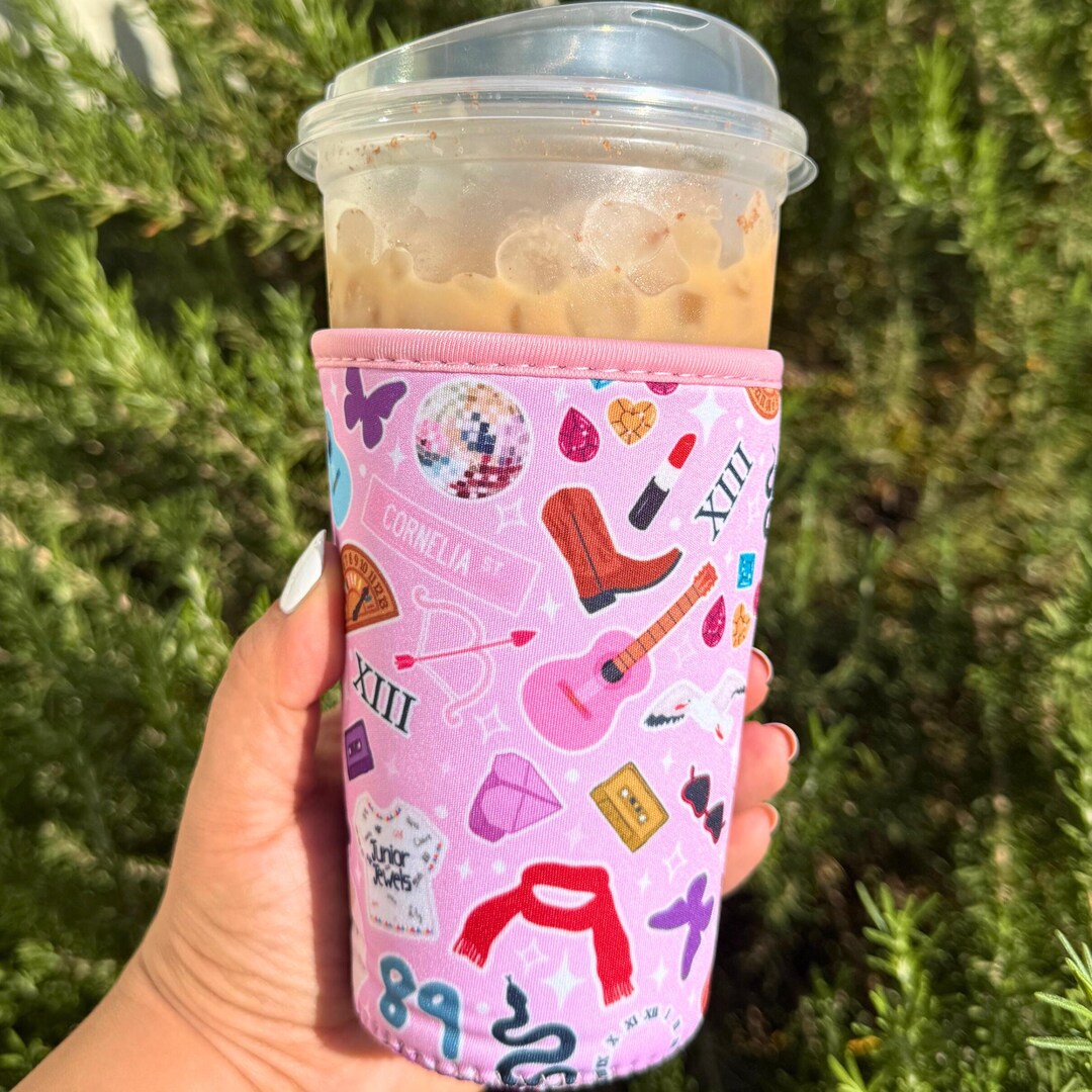 Swifty Coffee Coozie Taylor Icon Coffee Cup Coozie Coffee Sleeve TS ...