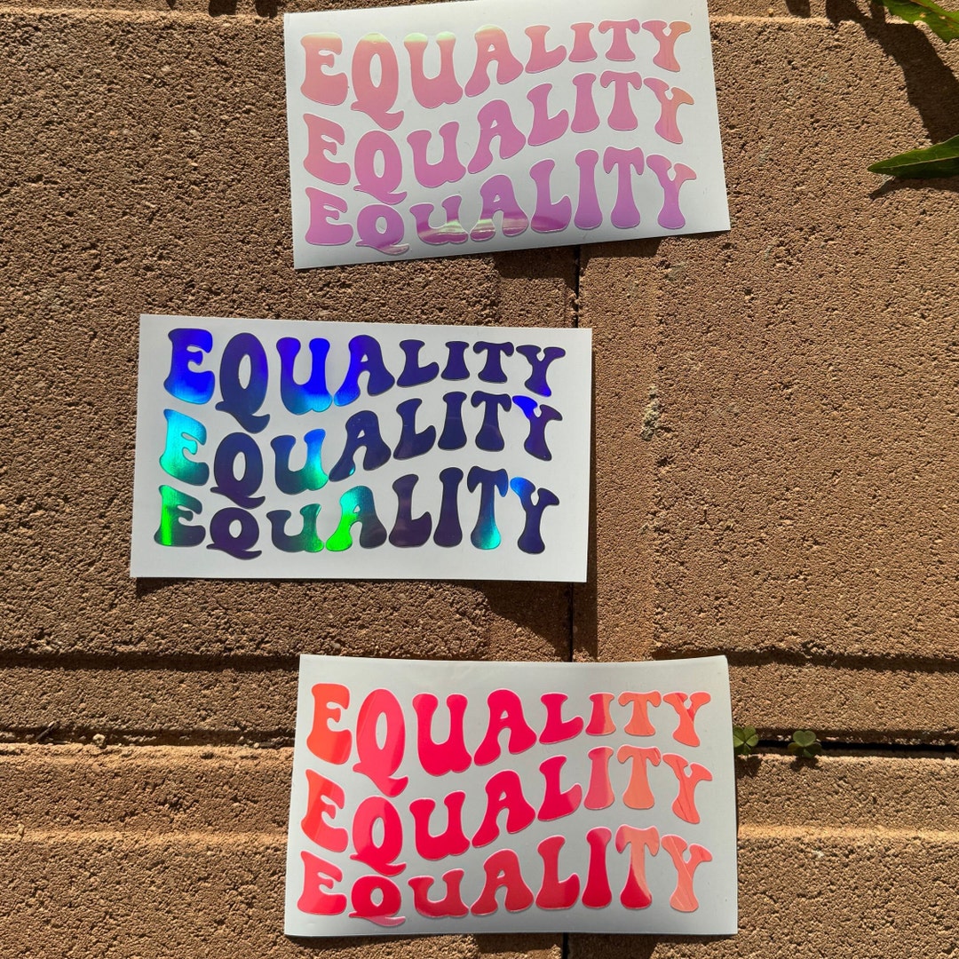 Stand up for Equality - Unique Car Sticker for Proud Activists - Etsy
