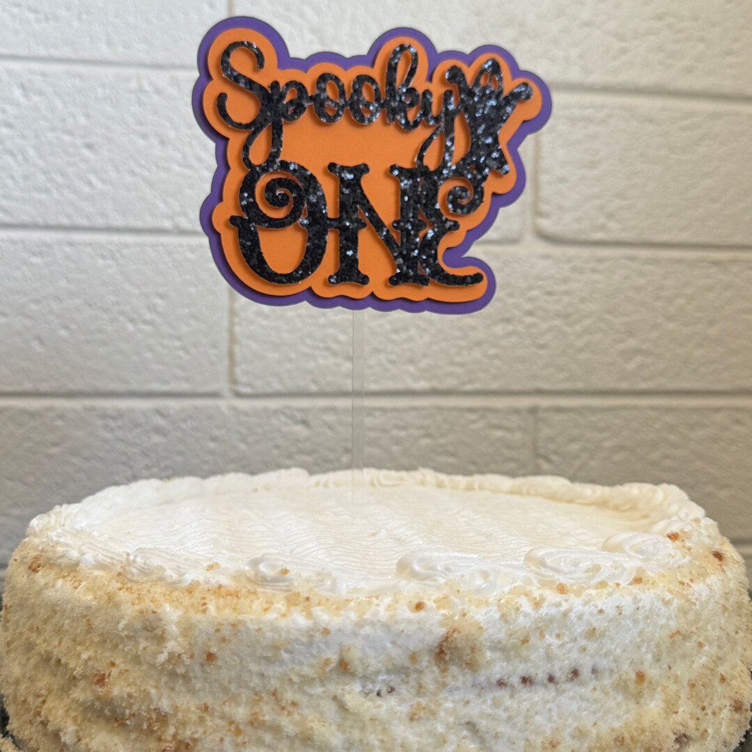 Spooky One Cake Topper, First Birthday Cake Topper , Ghost Cake Topper ...