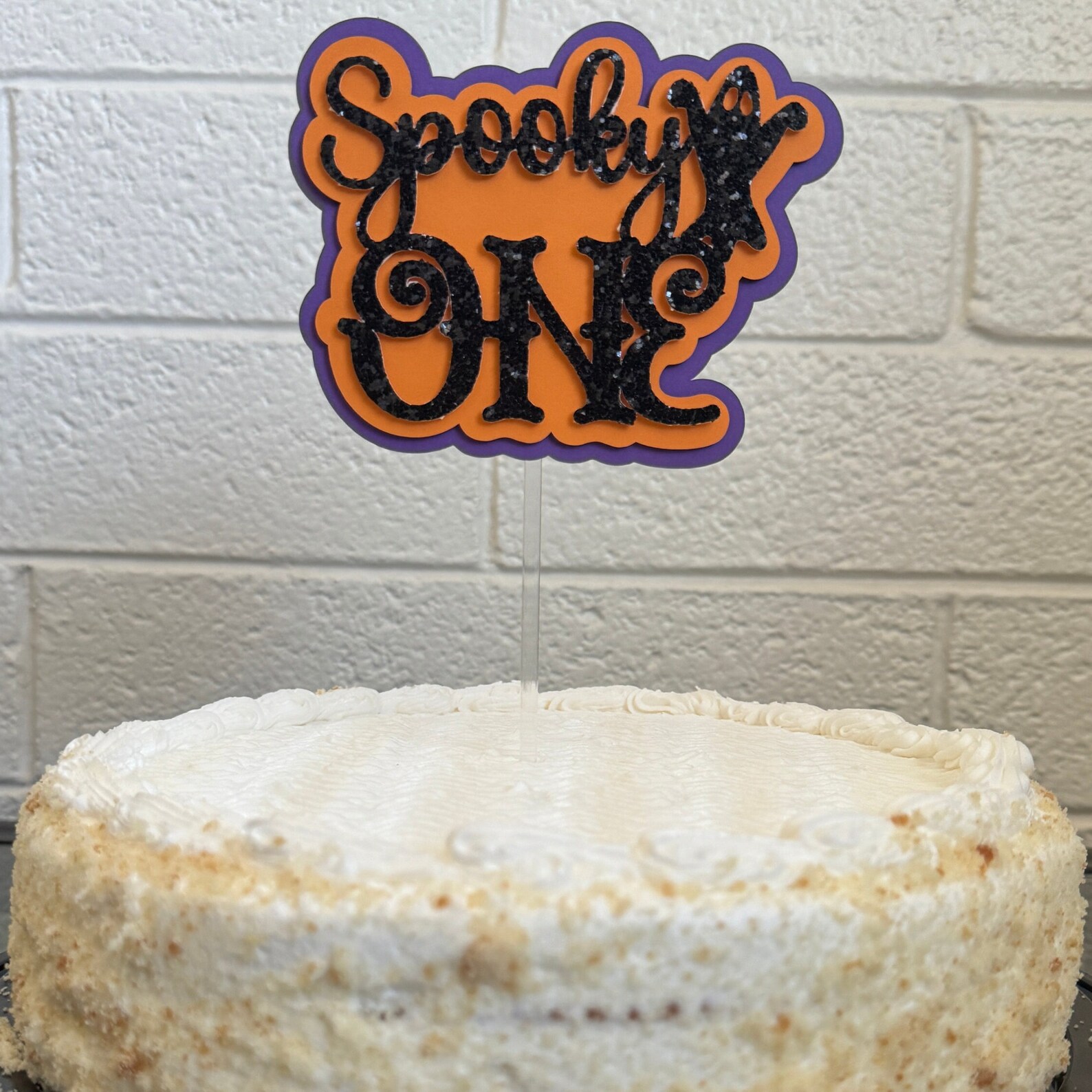 Spooky One Cake Topper, First Birthday Cake Topper , Ghost Cake Topper ...