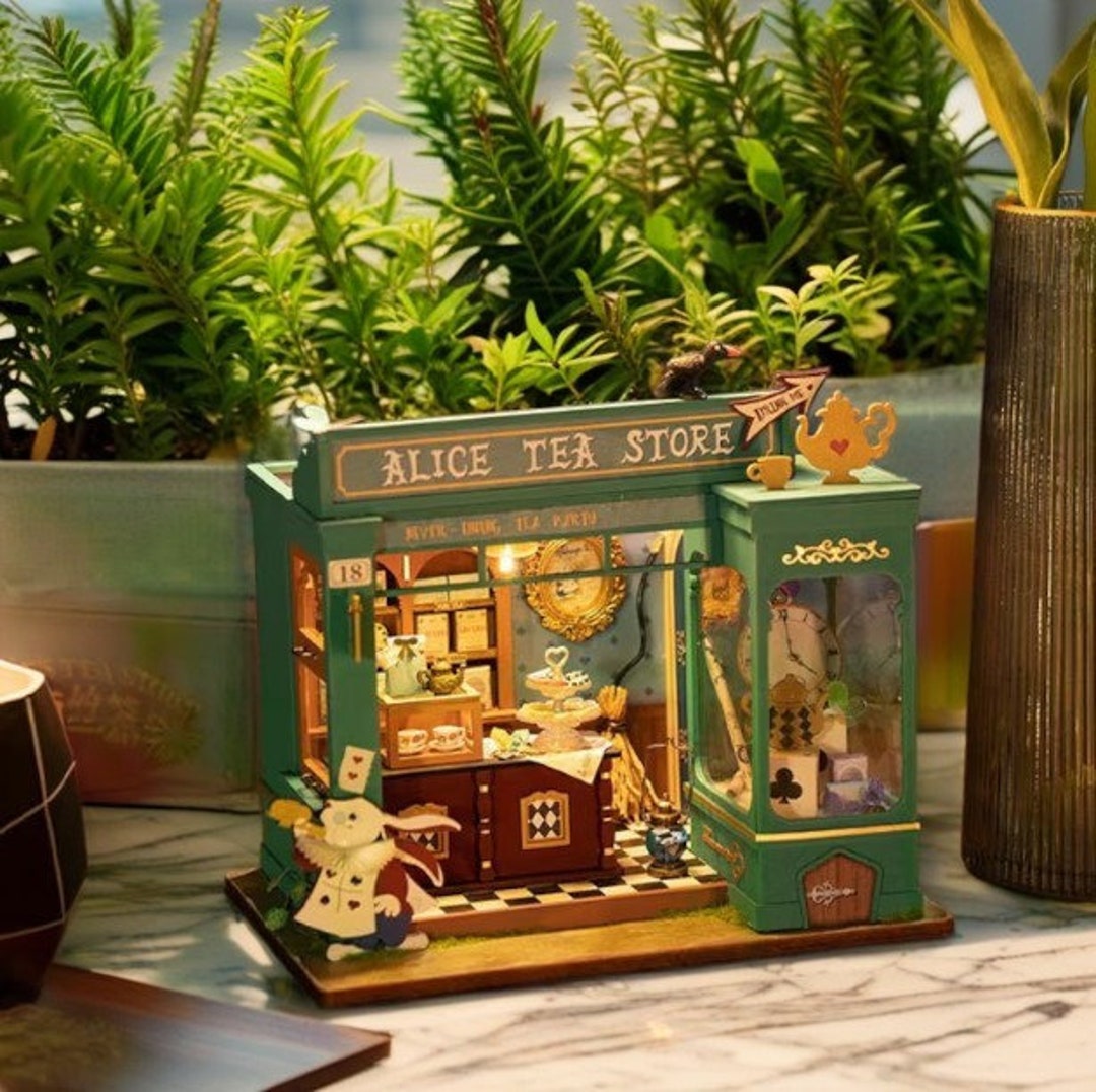 Build Your Own Alice's Tea Store, Doll House DIY Kit, Model Set ...