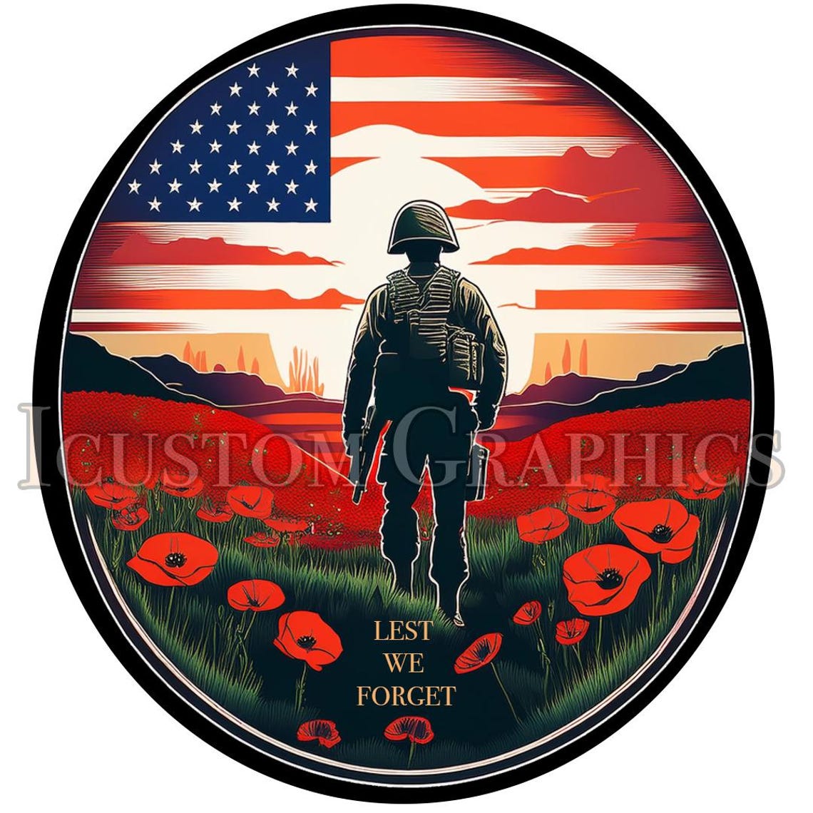 Remembrance Day Poppies Digital Download, Memorial Day, Anzac PNG, Lest ...