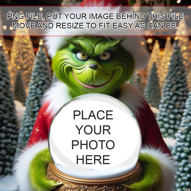 The Grinch Digital Backdrop, Christmas Stock, Christmas Background ...